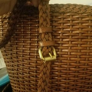 Cem | Bags | Vintage Cem Braided Leather Brown Crossbody Bag | Poshmark